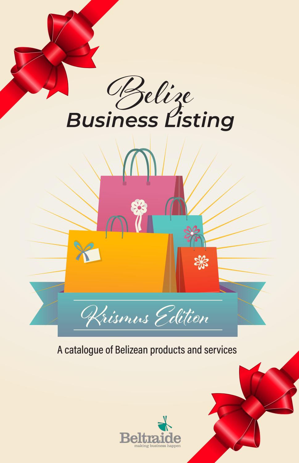 Belize Business Listing - December 2020 (Krismus Edition) by Beltraide ...