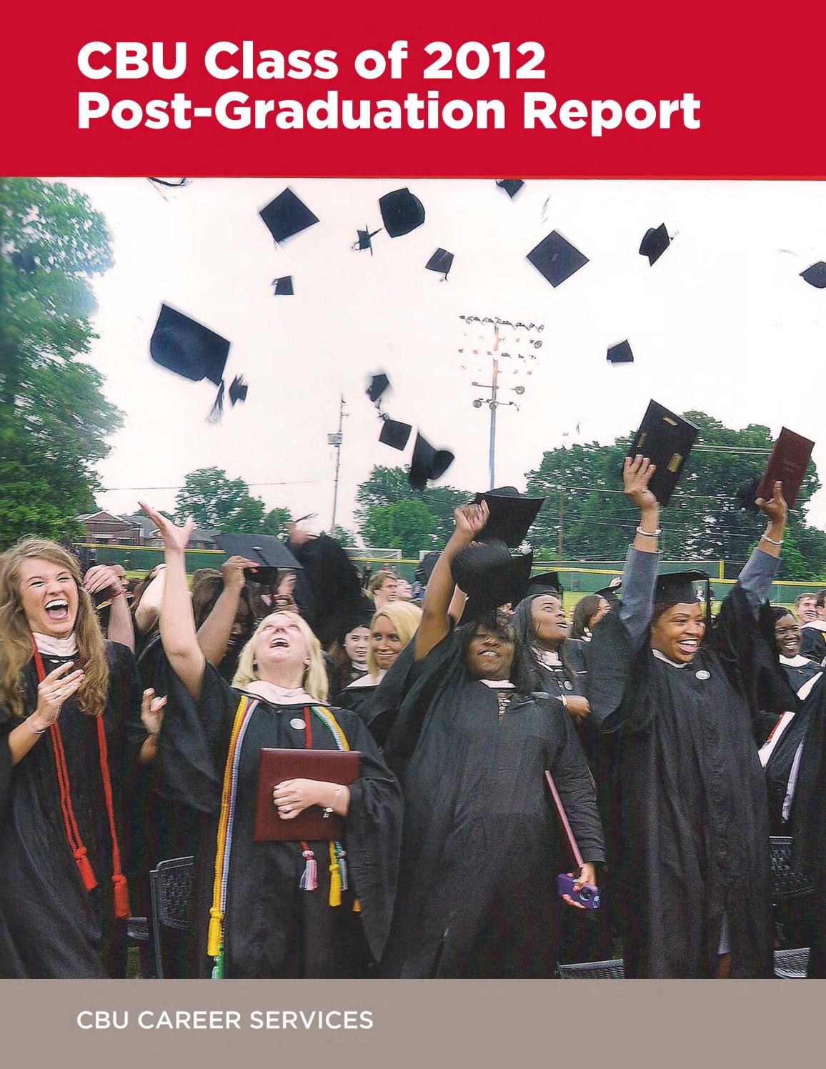 CBU Class of 2012 Post-Graduation Report by Christian Brothers ...