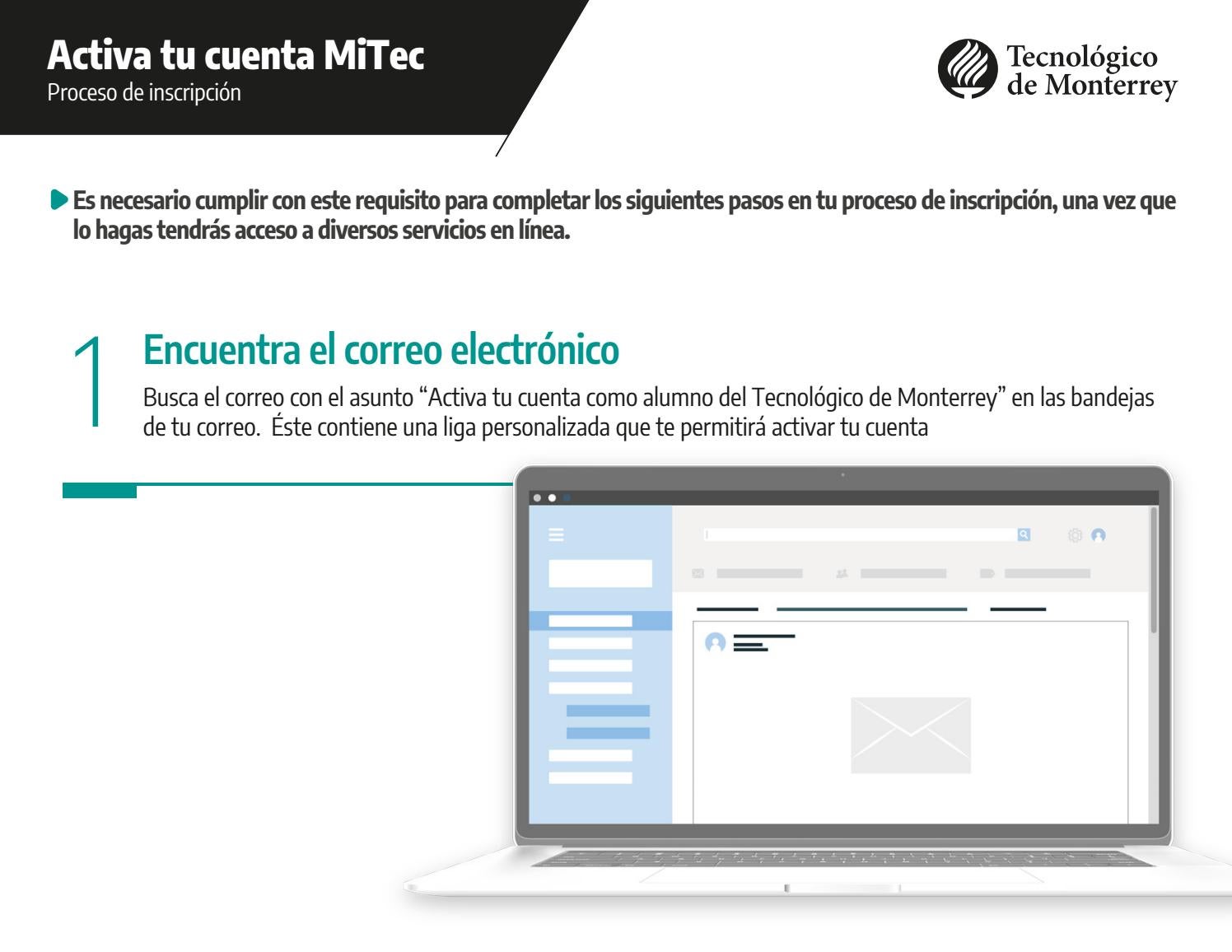 Tutorial Activación Cuenta MiTec by Tecnológico de Monterrey - Issuu
