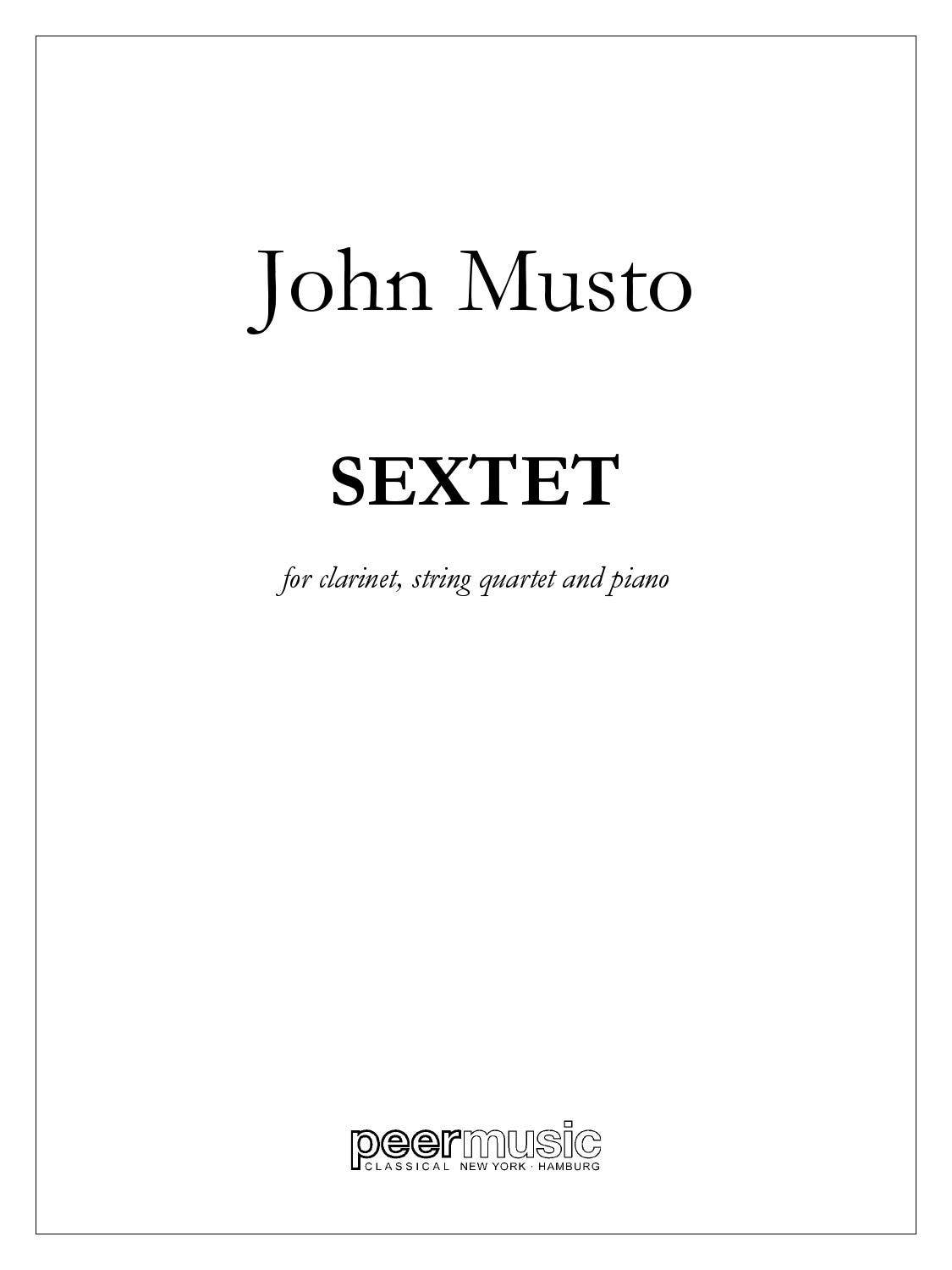 Musto - Sextet by Peermusic Classical - Issuu