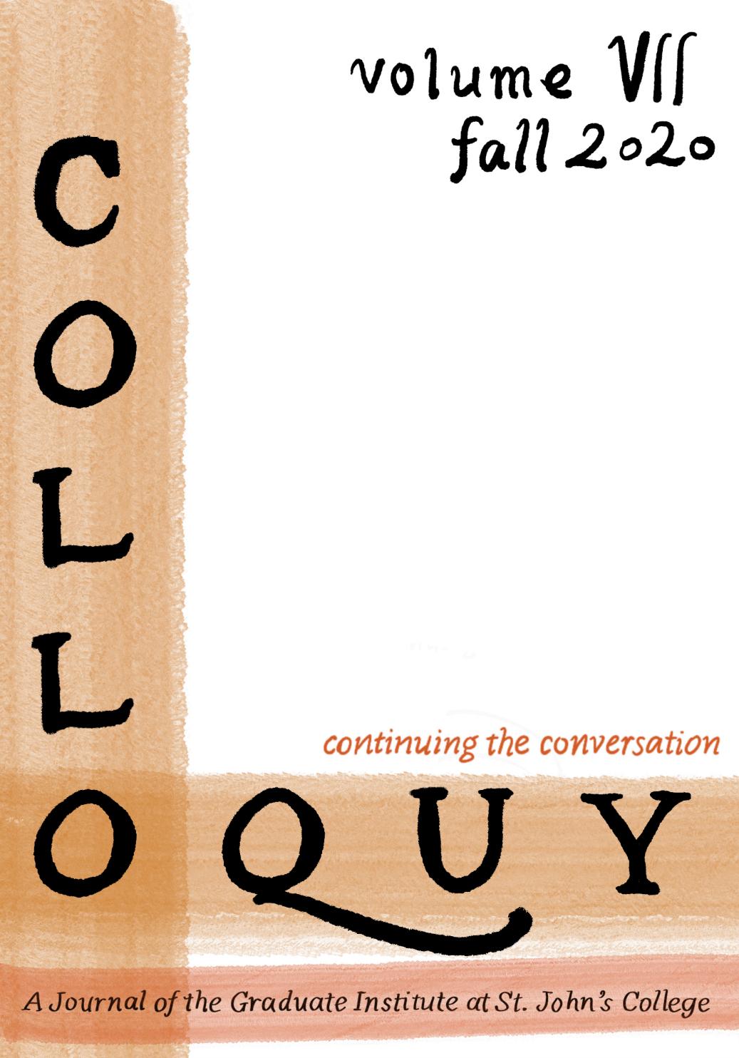 Colloquy - Fall 2020 by colloquysjc - Issuu