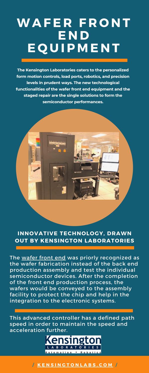Wafer Front End Equipment- Kensington Labs by Kensington Labs - Issuu