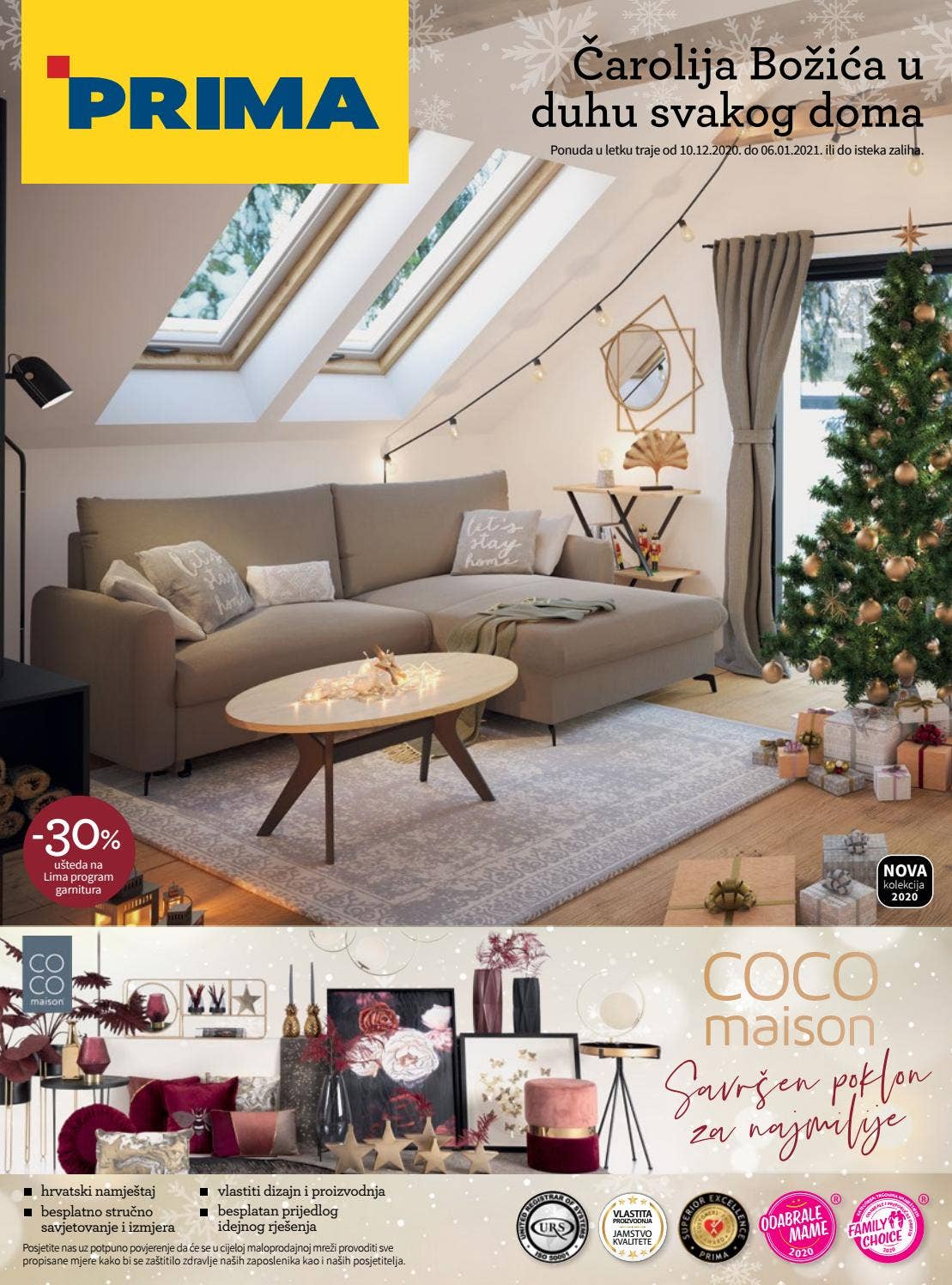 PRIMA akcijski katalog prosinac-siječanj 2020./2021. by Prima namještaj - Issuu