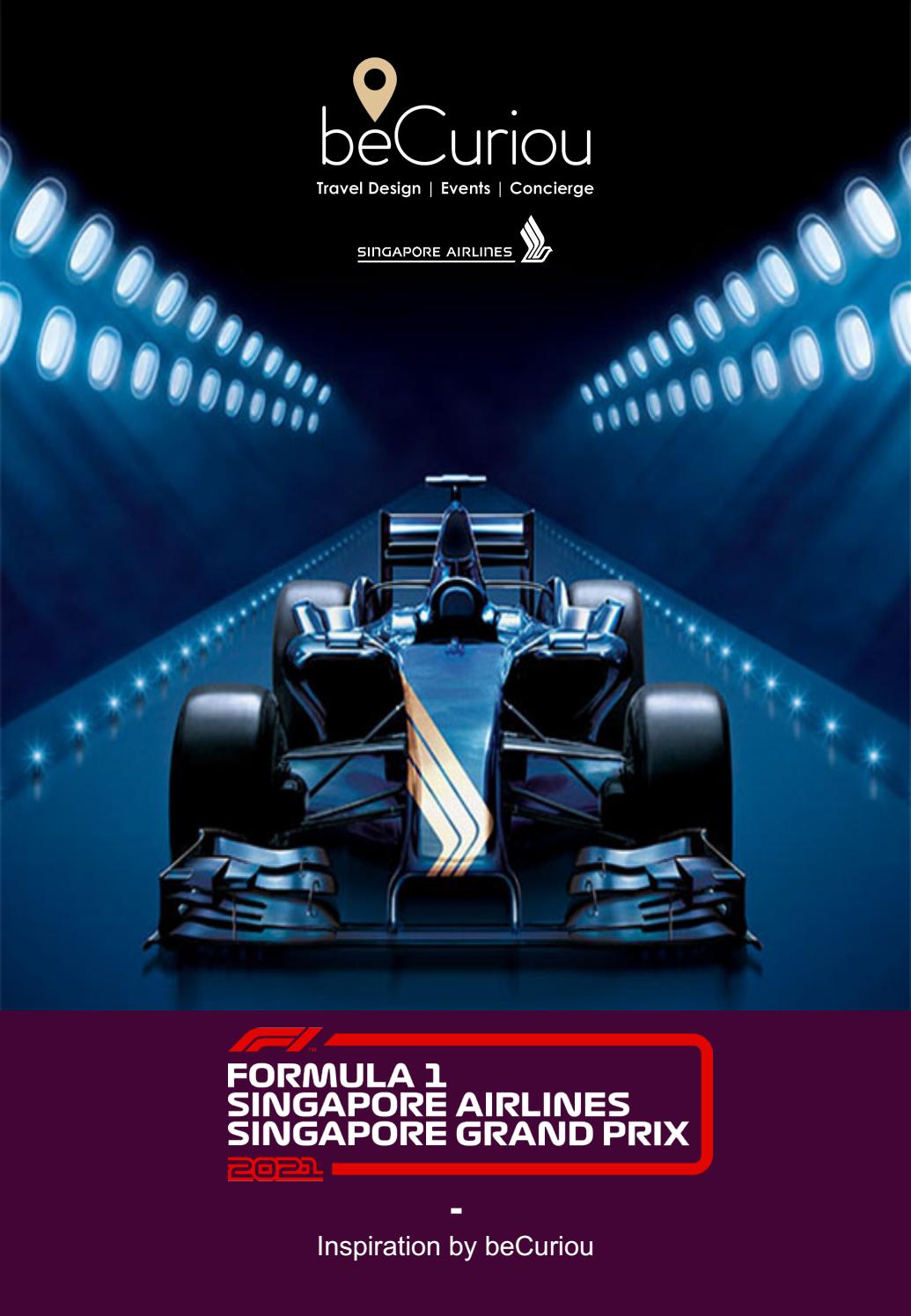 beCuriou F1 Brochure by becuriou - Issuu