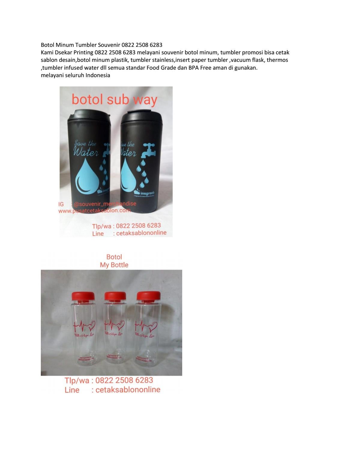 082225086283 souvenir tumbler Subang by botol minum tumbler - Issuu