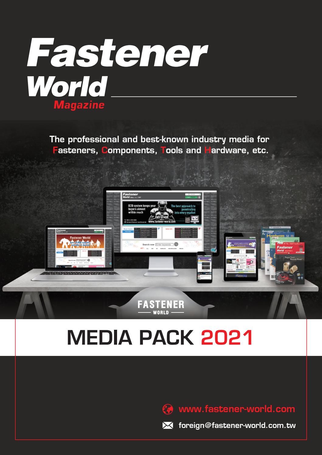 Fastener World Magazine Media Pack 2021 by Fastener-World - Issuu