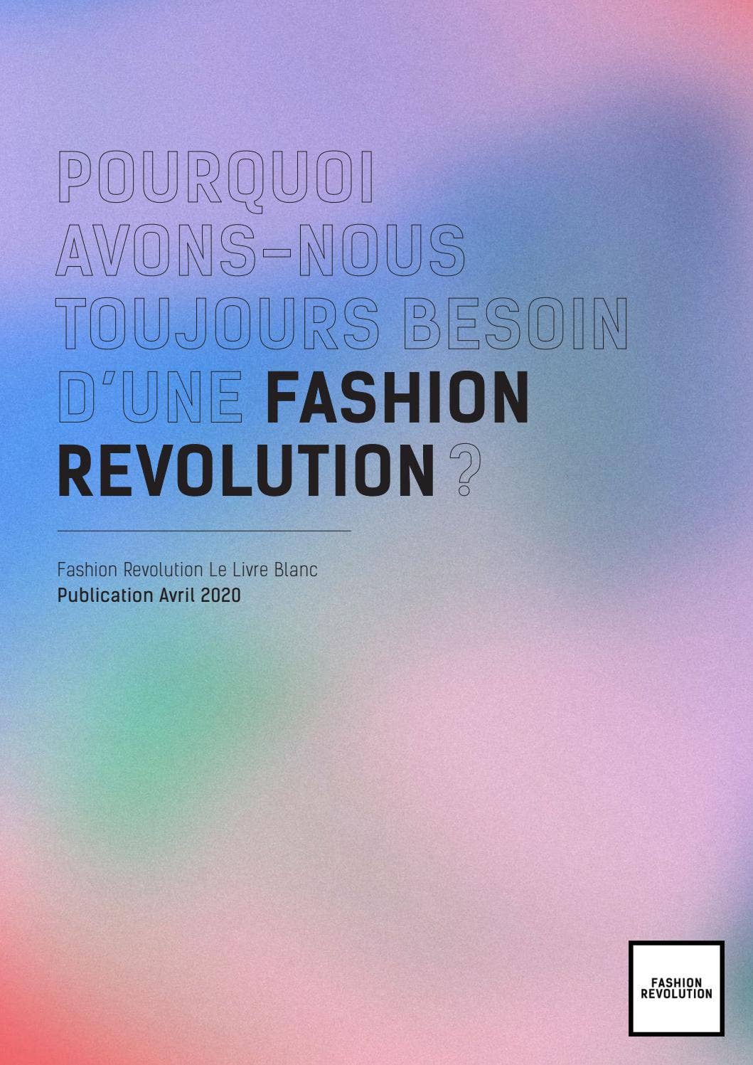[FRENCH] White Paper 2020 by Fashion Revolution - Issuu