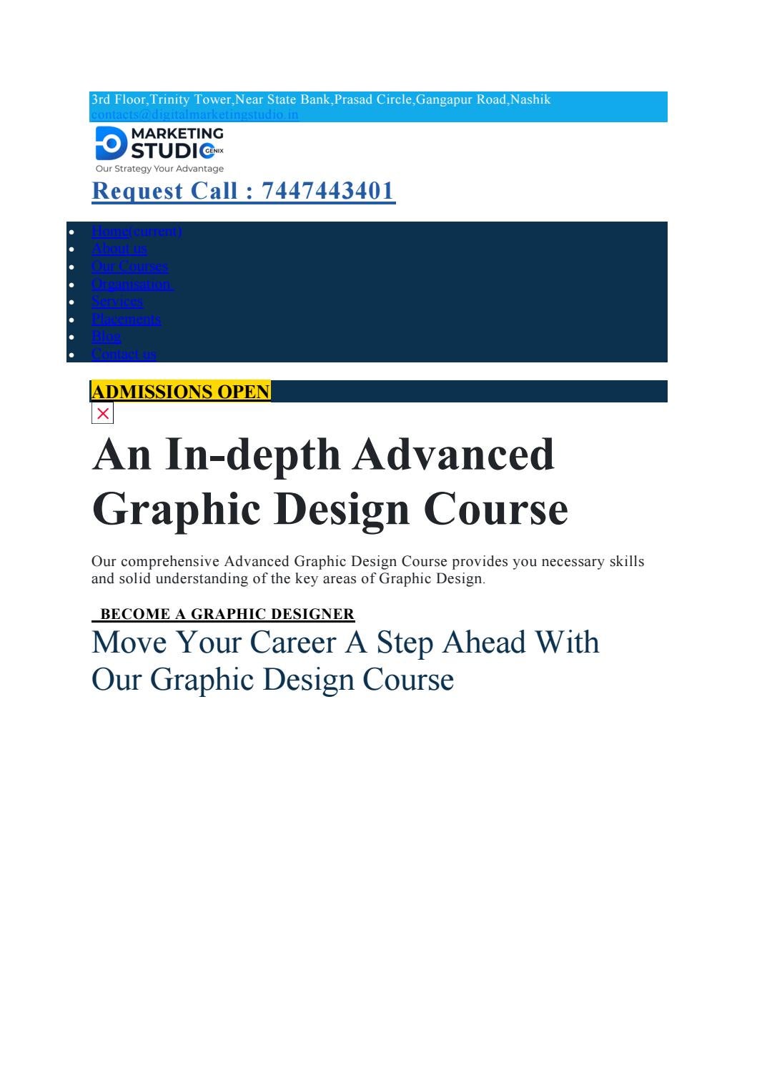 Graphic Design Courses in Nashik | Graphic Design Classes by ...