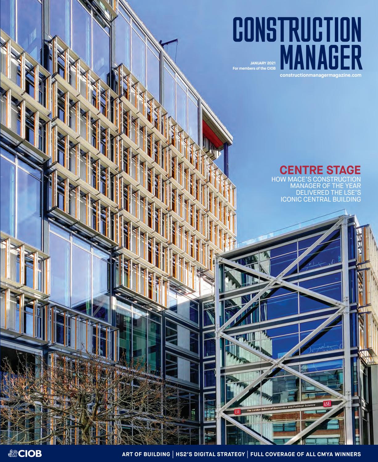 Construction Manager magazine January 2021 by Construction Management ...