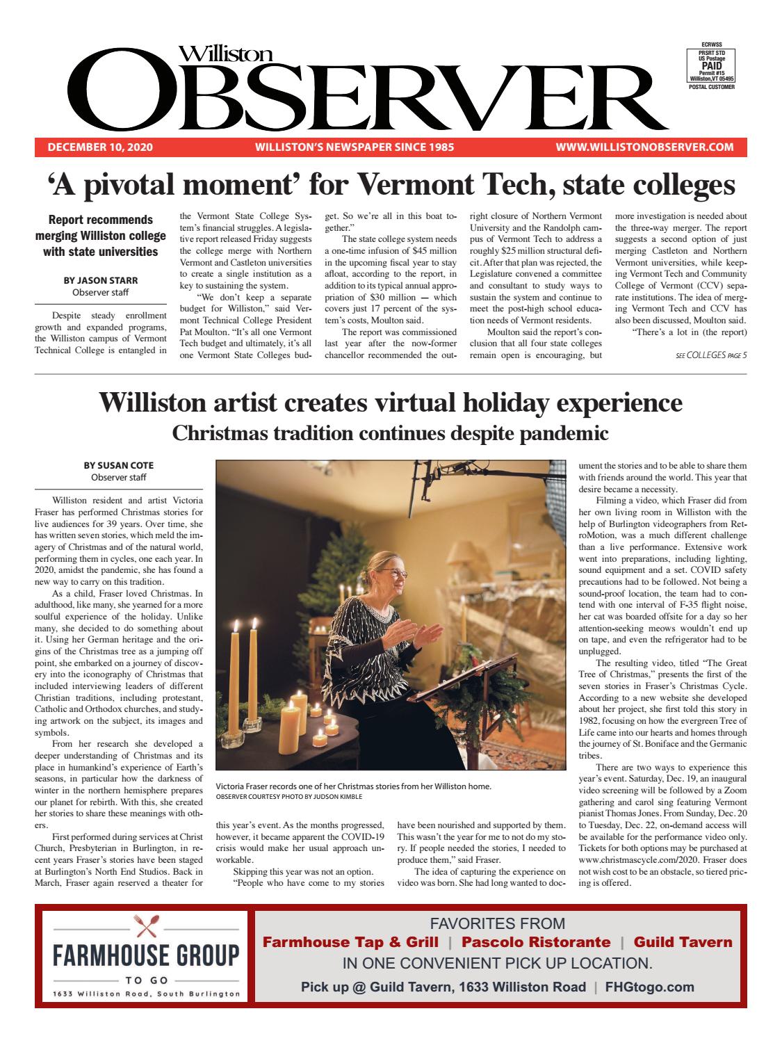 Williston Observer 12/10/2020 by Williston Observer - Issuu