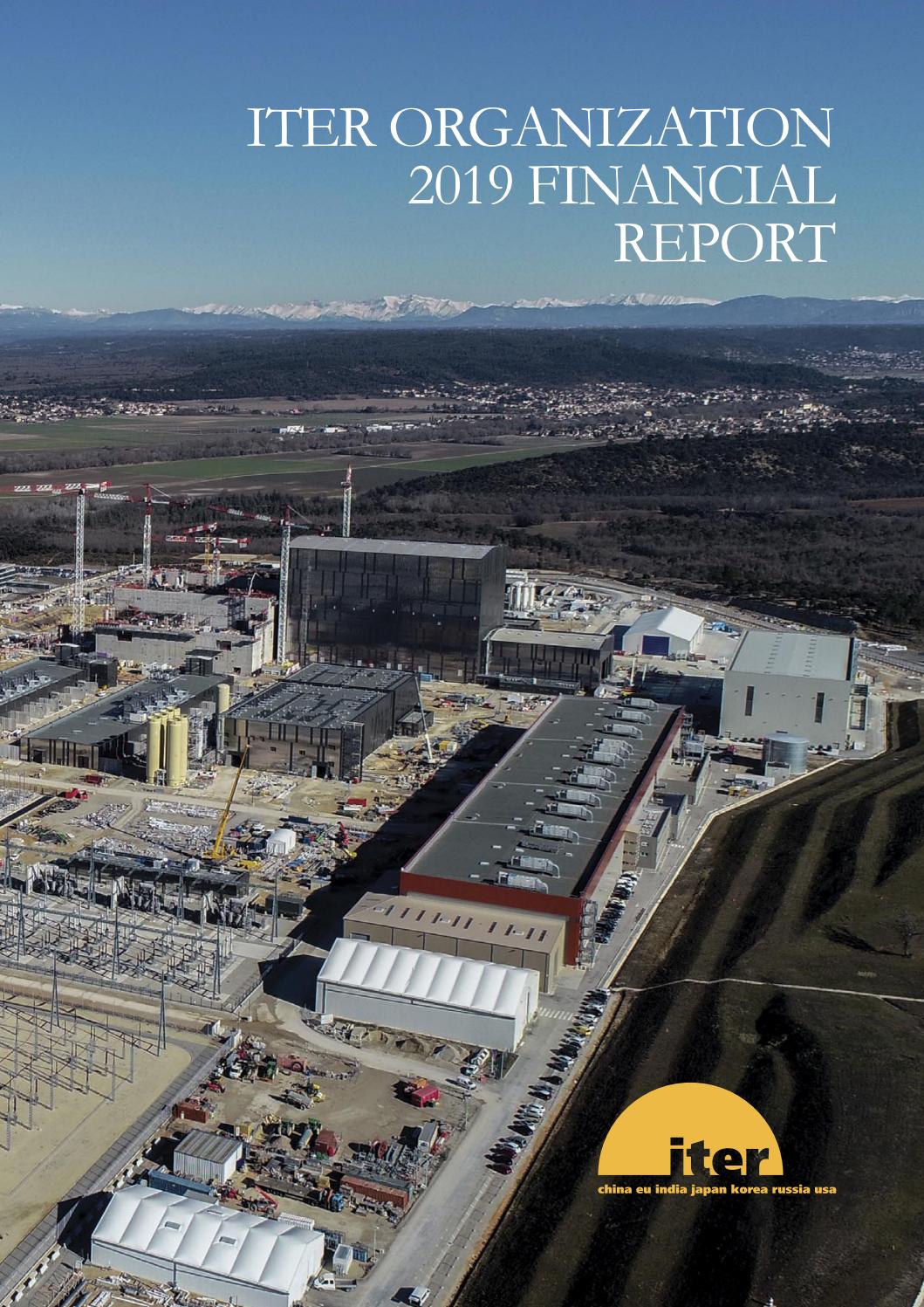 ITER Organization 2019 Financial Report by iterorg - Issuu