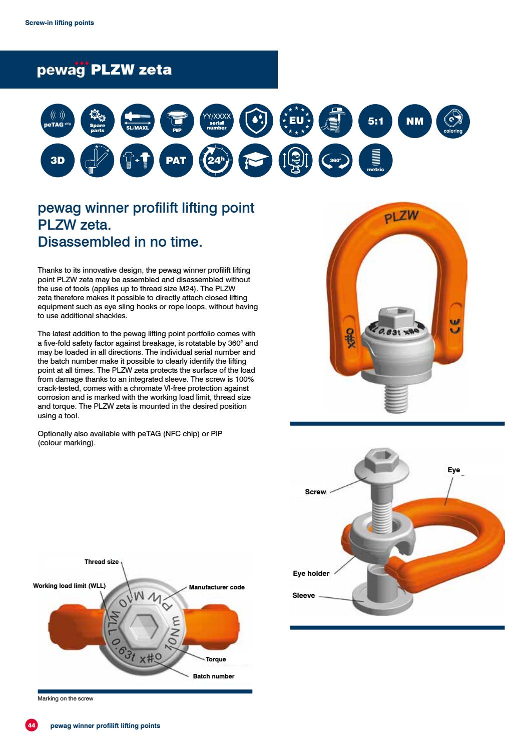 lifting points catalog 2020 by pewag - Issuu