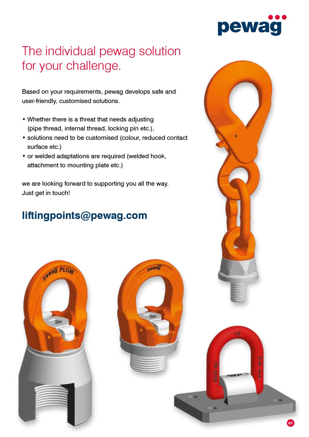 lifting points catalog 2020 by pewag - Issuu