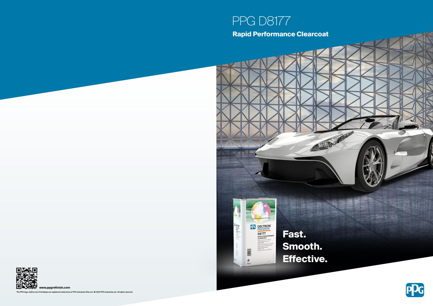 D8177 Rapid Performance Clearcoat - English flyer by PPG Refinish ...