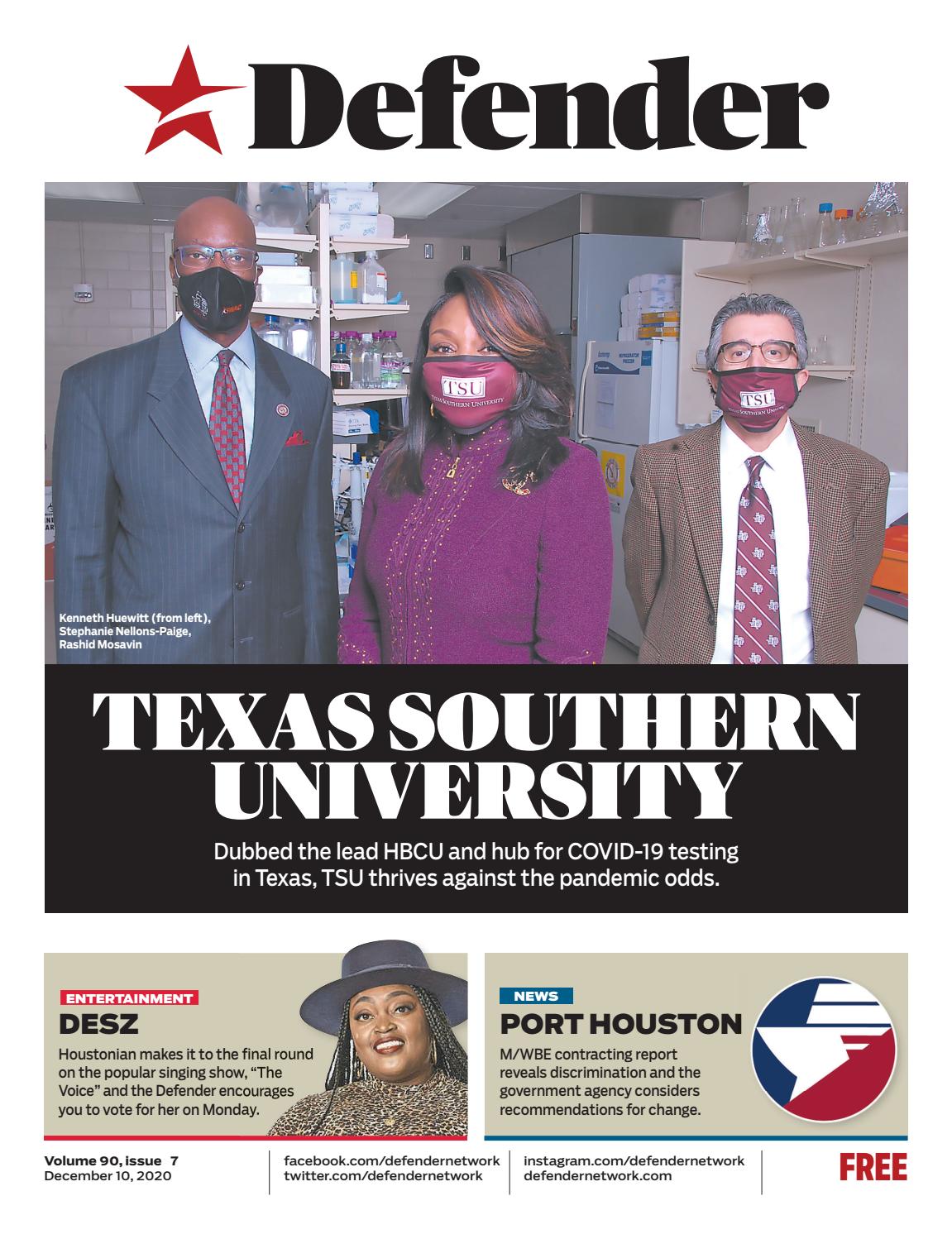 Houston Defender: December 10, 2020 by Defender Media Group ...