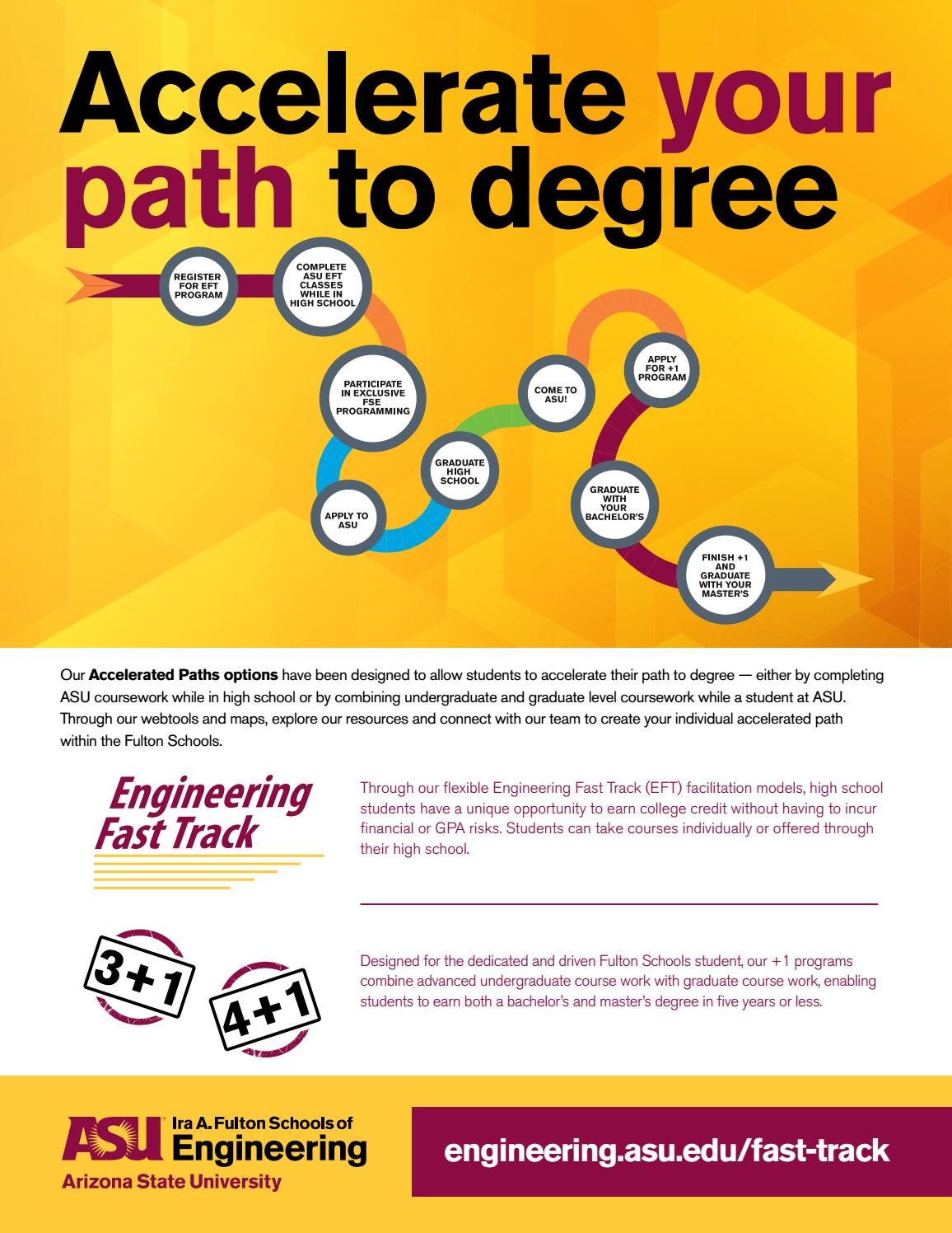 Accelerated Path Flyer 2020 by Ira A. Fulton Schools of Engineering ...