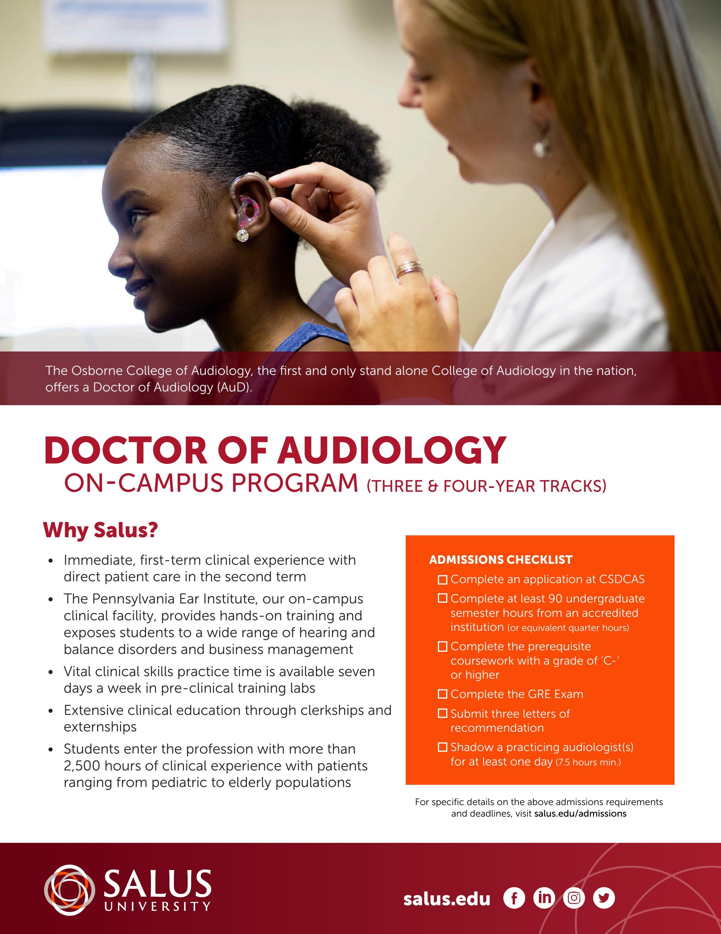 Program Fact Sheets 2020 by Salus University - Issuu