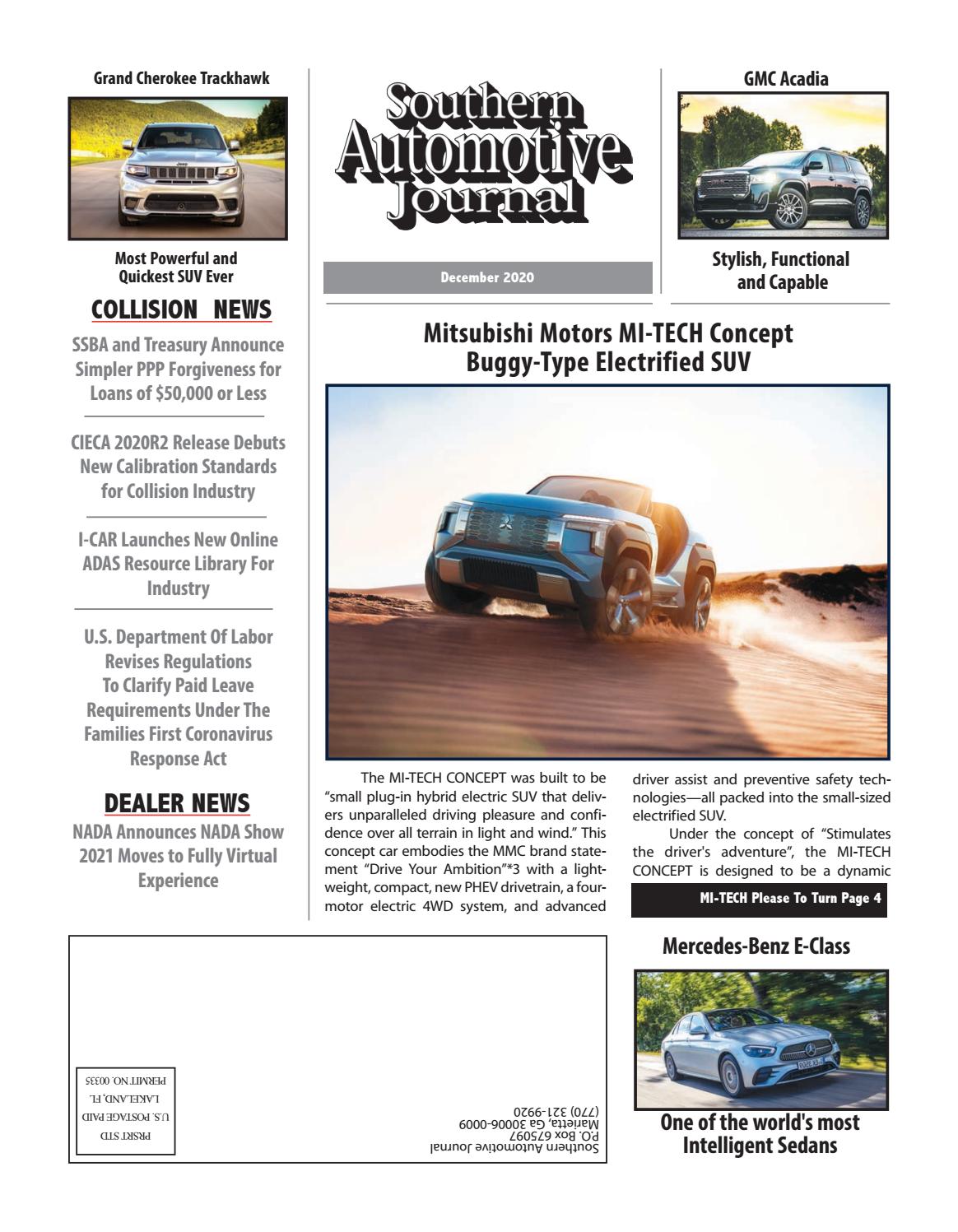 December 2020 Issue by Southern Automotive Journal - Issuu