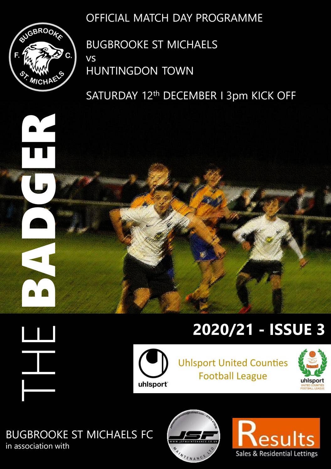 The Badger - 2020-2021 Season - Issue 3 by BugbrookeStMichaels - Issuu