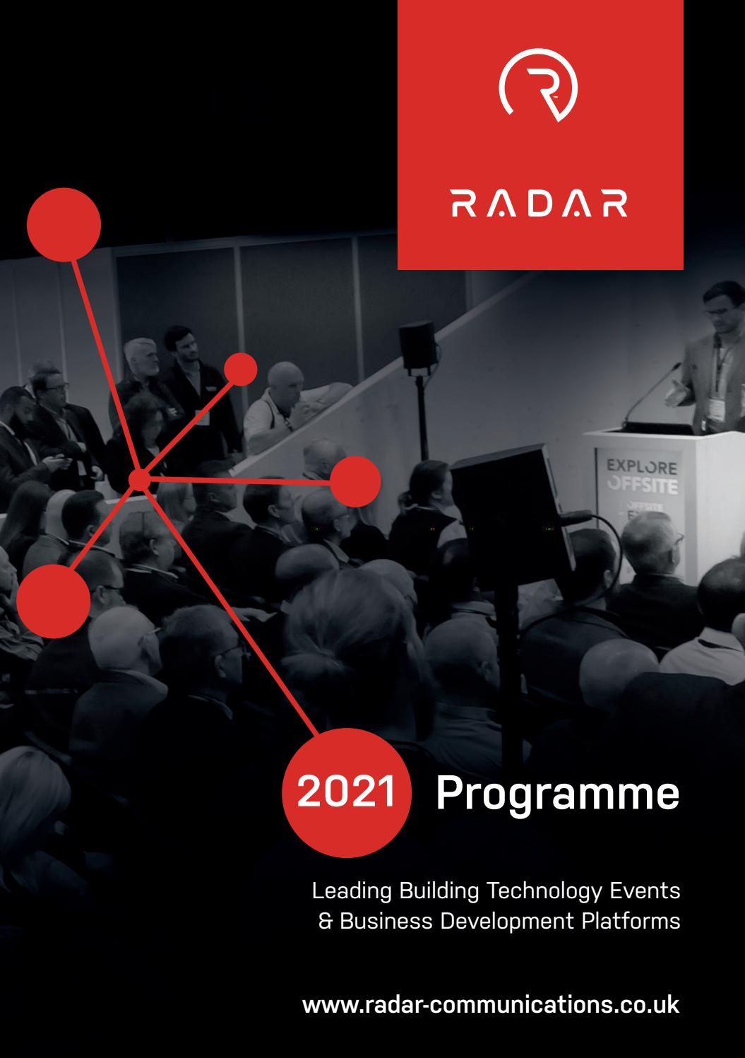 Radar 2021 Event Brochure by Radar Communications - Issuu