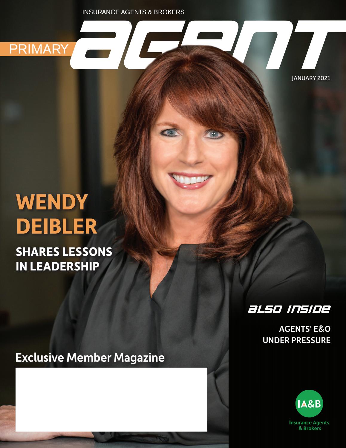 Primary Agent - January 2021 by Insurance Agents & Brokers Service ...