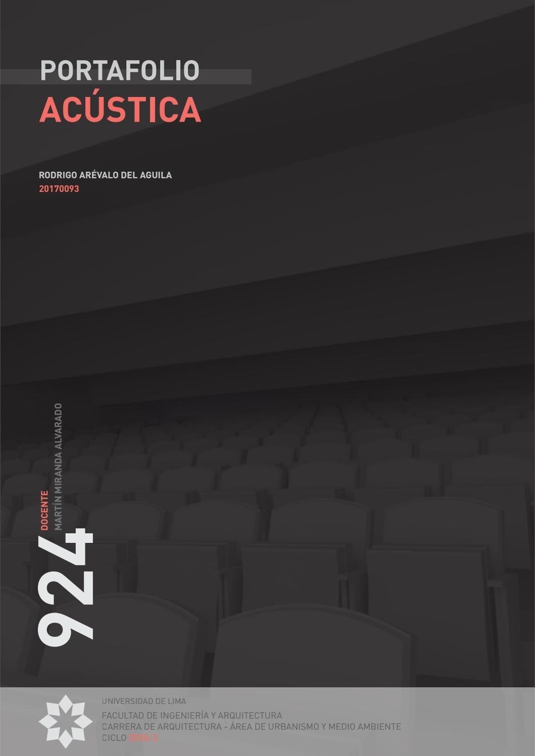 Portafolio Acústica by Rodrigo Arévalo - Issuu