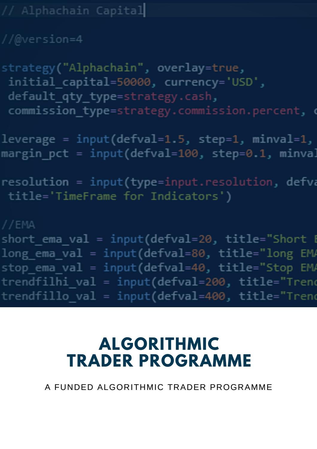 Automated Trader Programme by Alphachain Capital - Issuu
