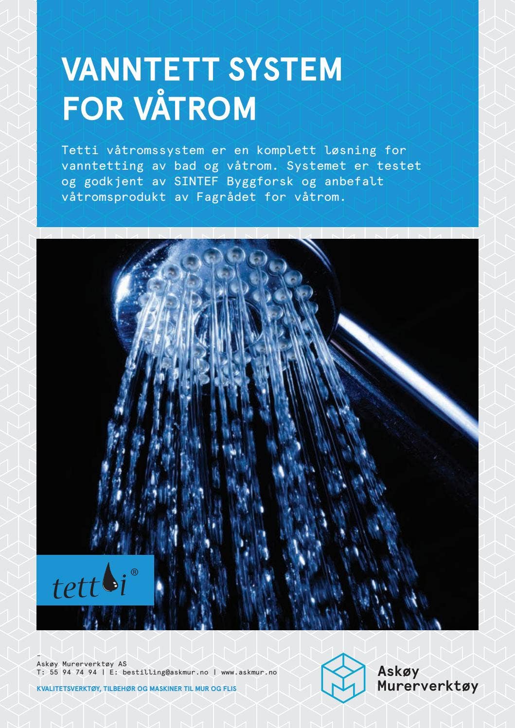 Tetti - vantett system for våtrom by Apriil - Issuu