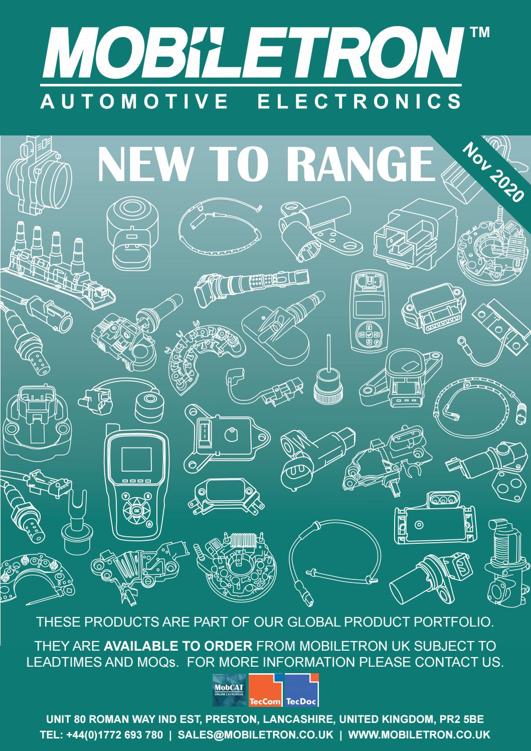 Mobiletron New to Range November 2020 by Mobiletron UK - Issuu