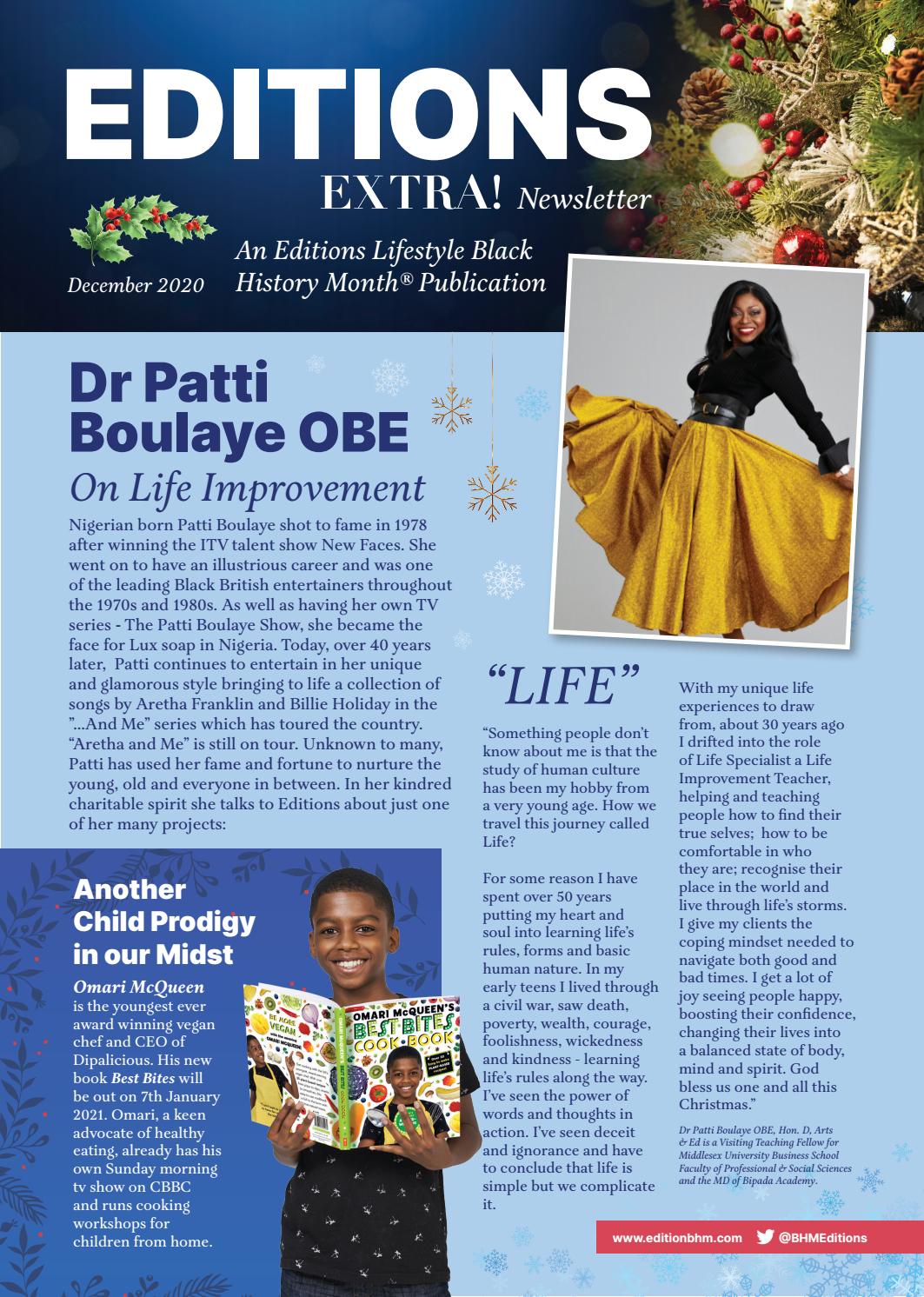 EDITIONS Lifestyle Black History Month Magazine EDITIONS EXTRA! © by ...