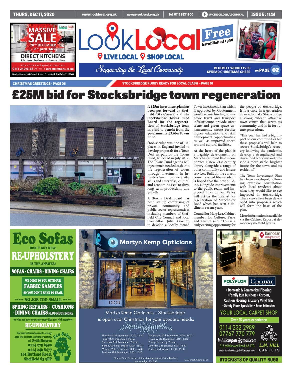 Issue 1144 Thursday 17 December 2020 by Look Local Newspaper - Issuu
