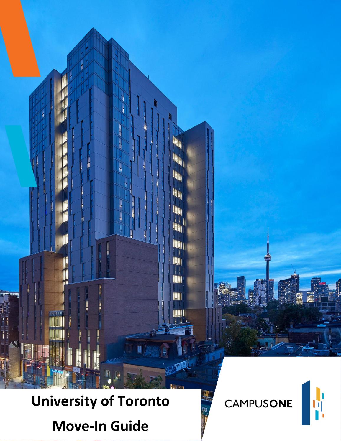 CampusOne Move-In Guide for University of Toronto Students by Canadian ...