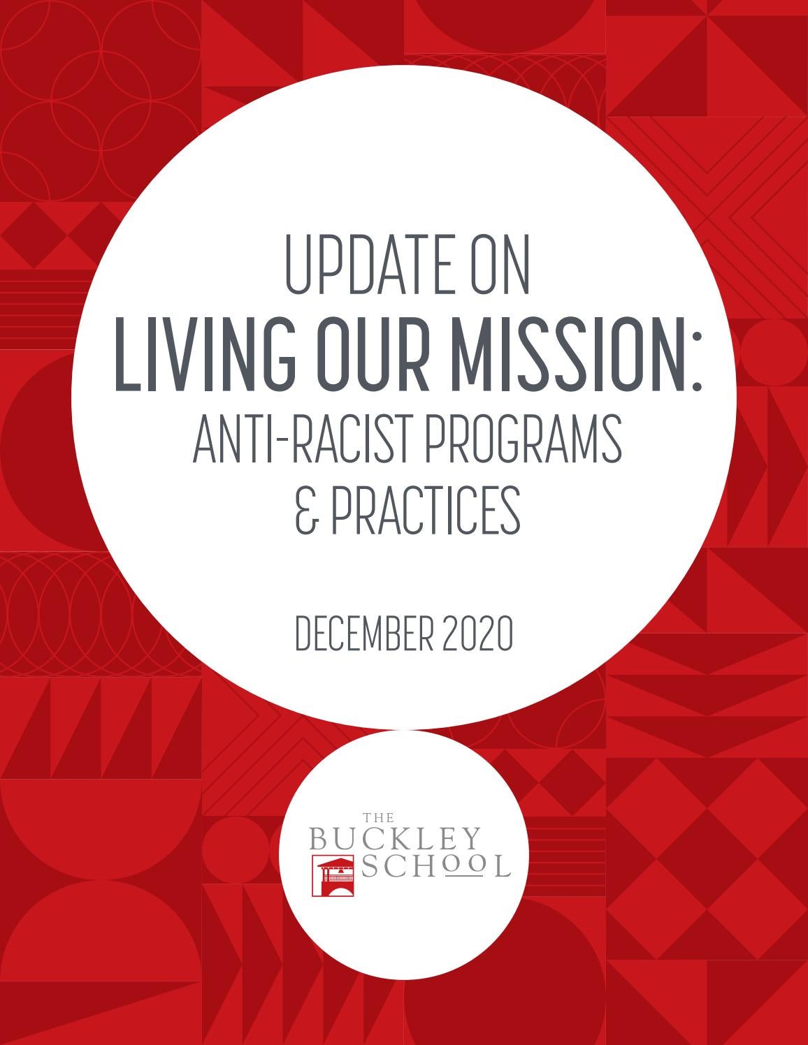 Update on Living Our Mission: Anti-Racist Programs & Practices by ...