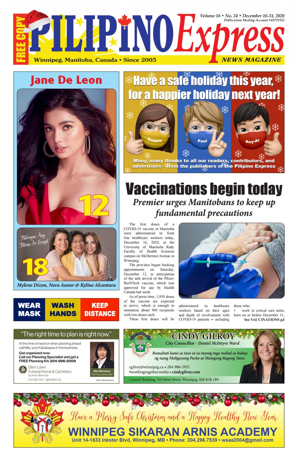Pilipino Express • Dec 16 2020 by Pilipino Express News Magazine - Issuu