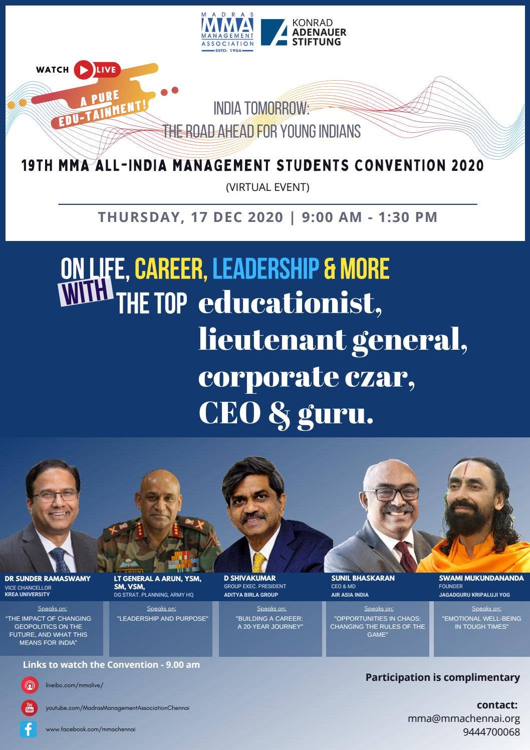 19th MSC Invitation - 17 Dec 2020 by Madras Management Association - Issuu