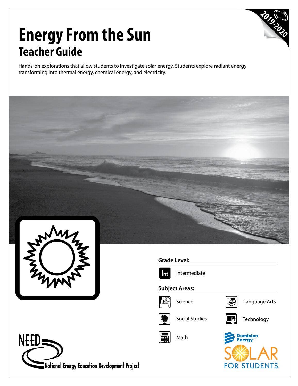 Energy From the Sun Teacher Guide | Dominion by NEED Project - Issuu