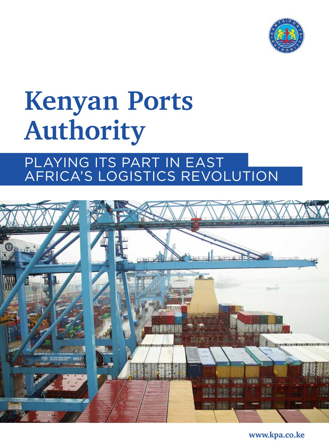 Kenya Port Authority by Business Excellence Magazine - Issuu