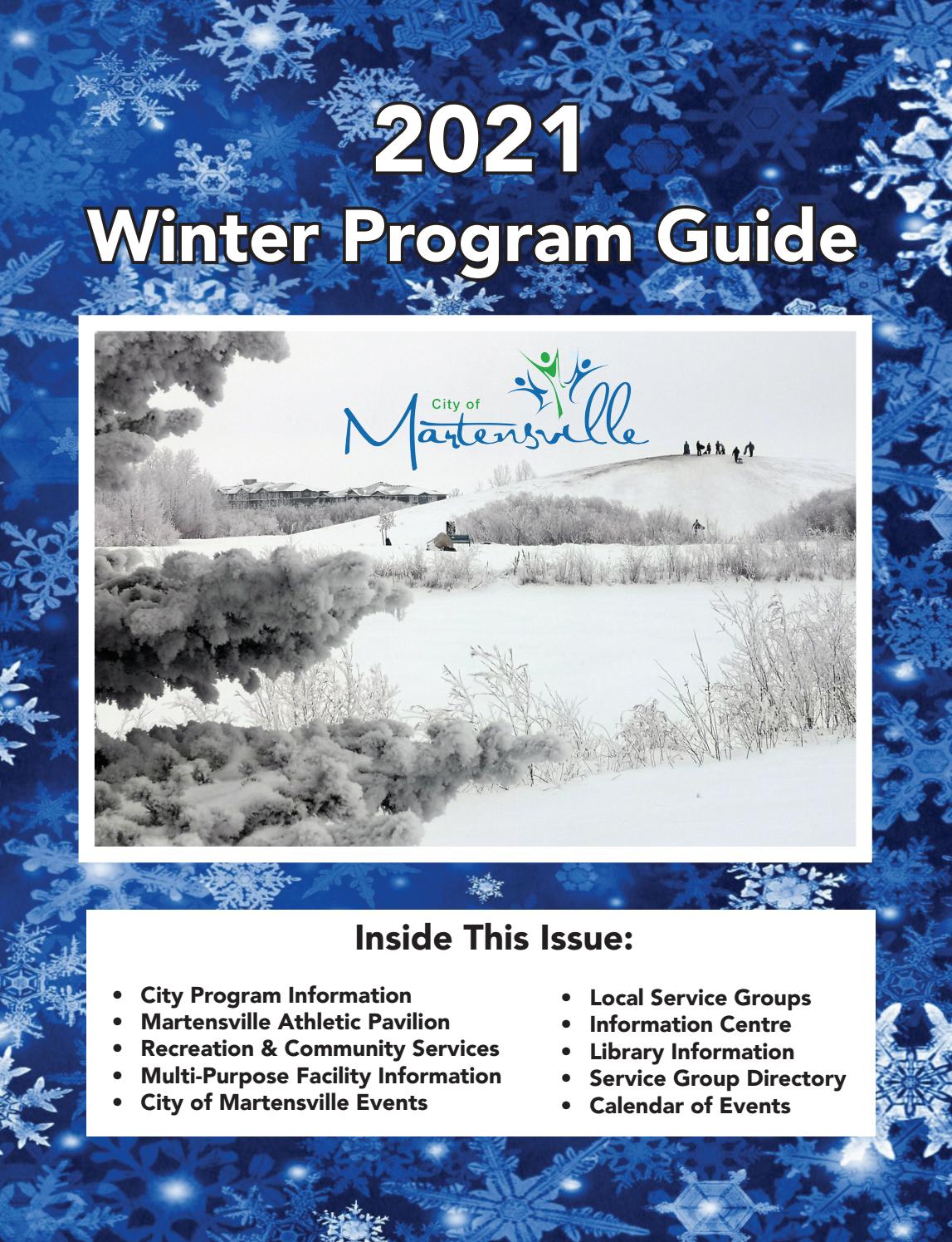 2021 City of Martensville Winter Program Guide by Martensville ...