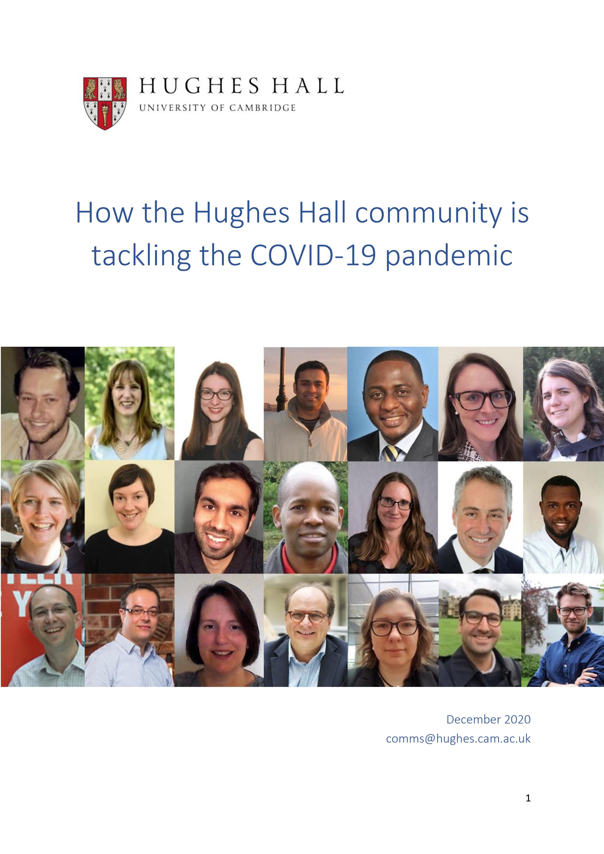 How the Hughes Hall community is tackling the COVID-19 pandemic by ...