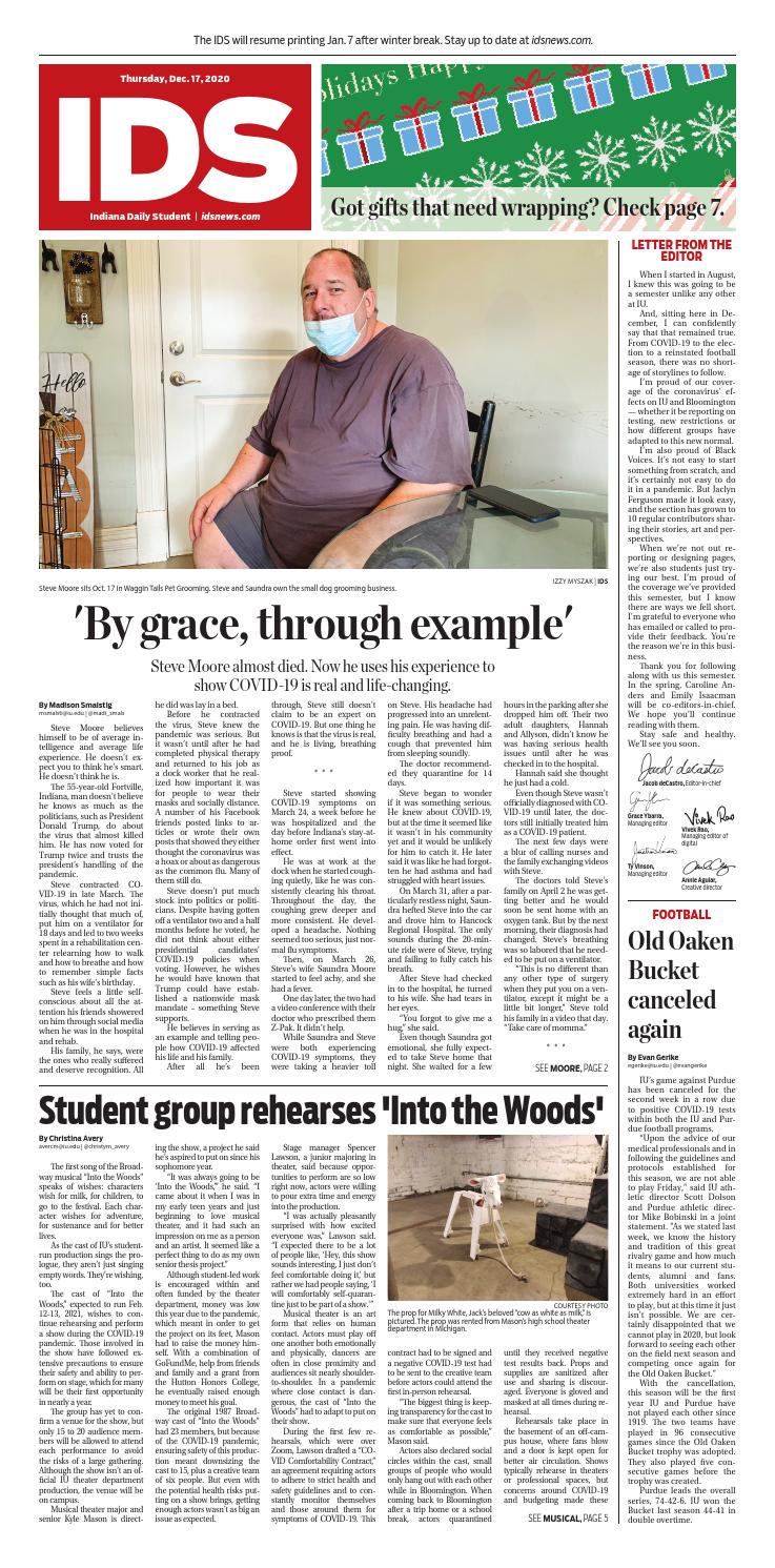 Thursday, December 17, 2020 by Indiana Daily Student - idsnews - Issuu