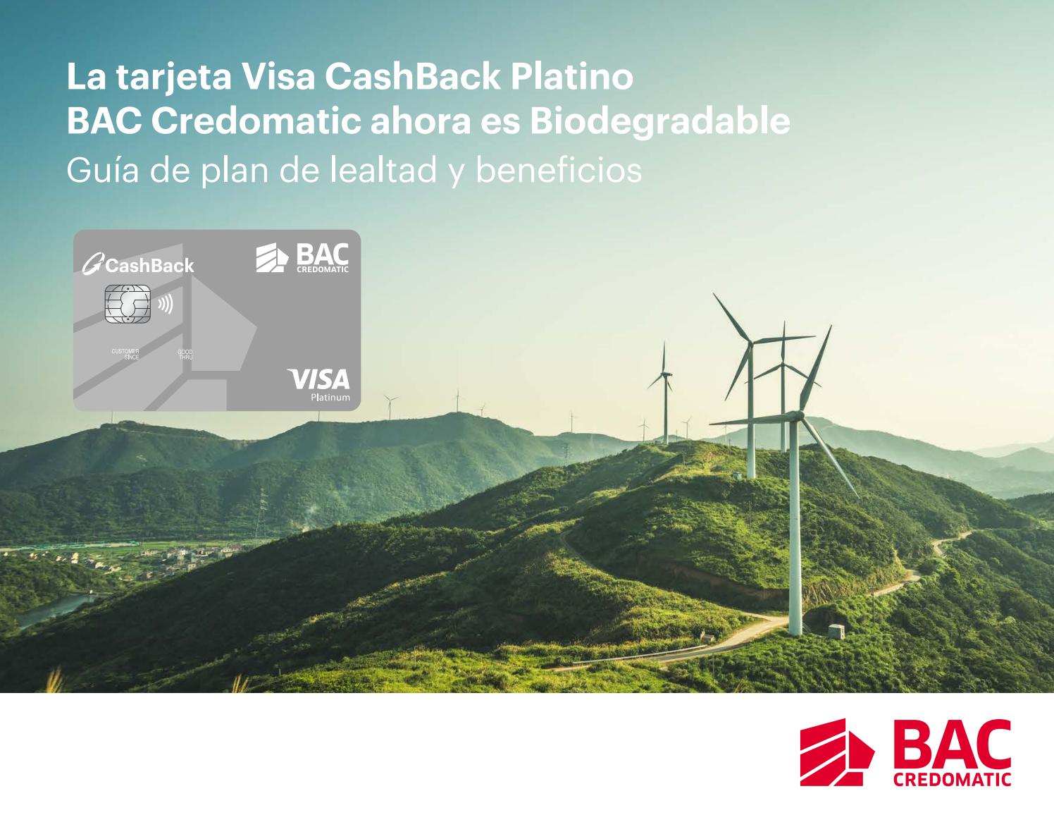 Tarjeta Visa CashBack Platino BAC Credomatic by BAC | Credomatic - Issuu