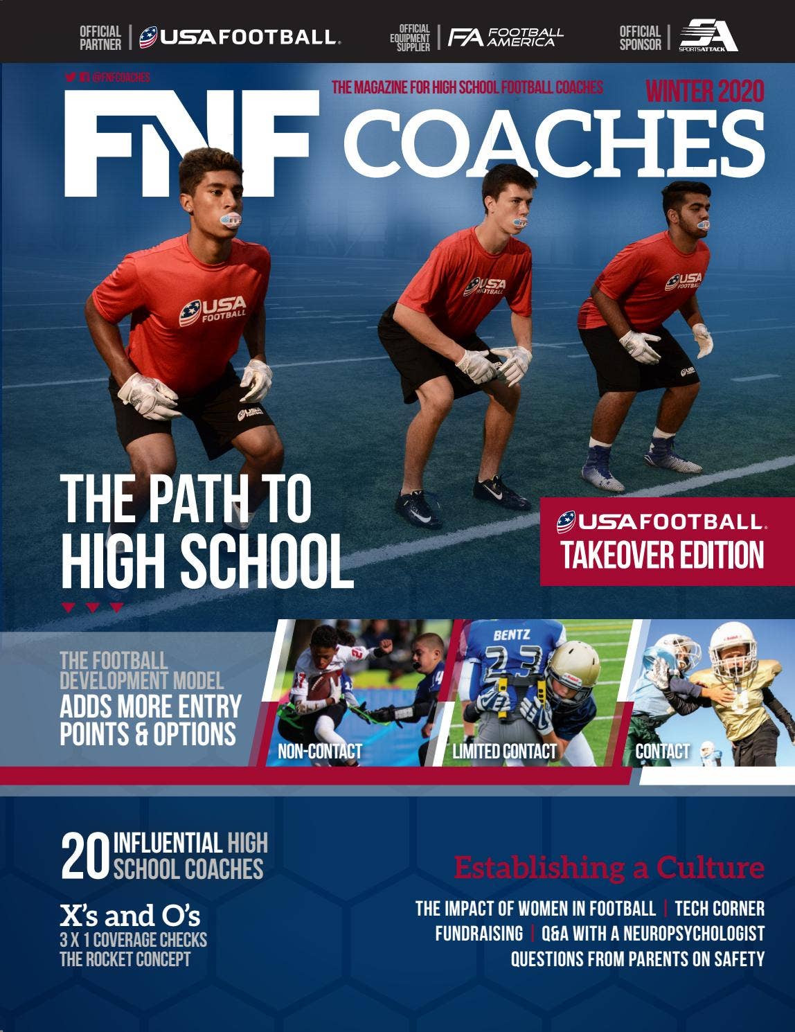 FNF Coaches Winter 2020 - USA Football Takeover Edition by A.E. Engine ...