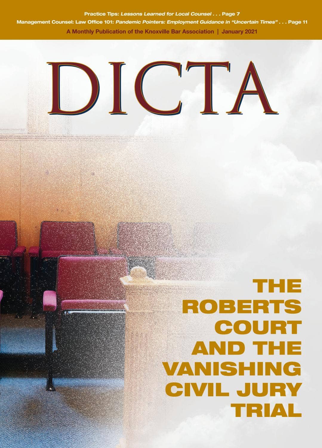DICTA. January 2021 by Knoxville Bar Association - Issuu