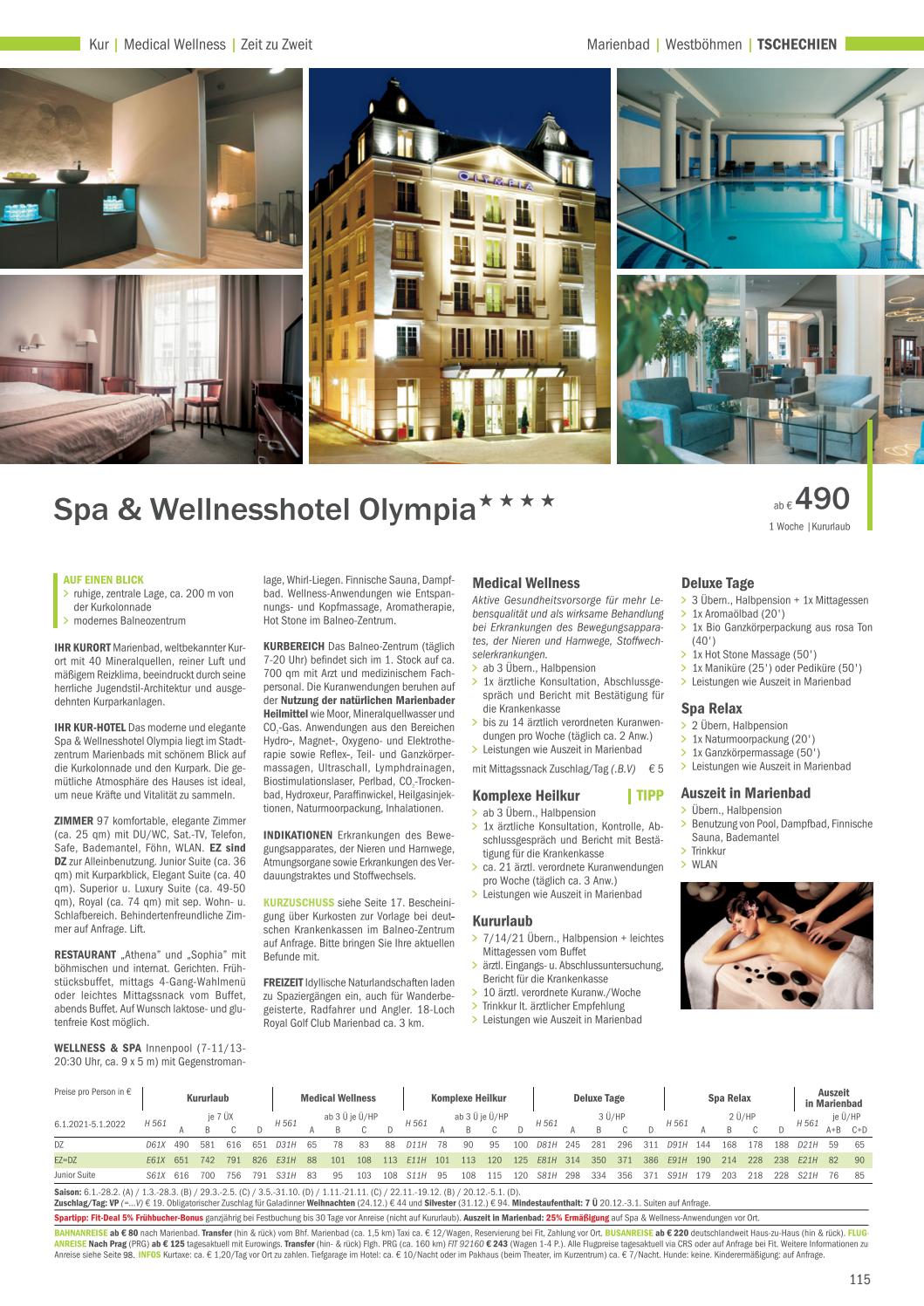 Fit Reisen Katalog Kuren & Vitalurlaub 2021 by Fit Reisen - Issuu