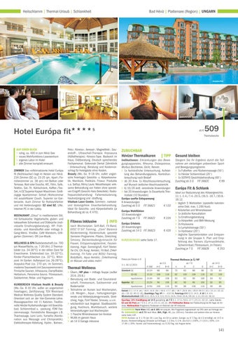 Fit Reisen Katalog Kuren & Vitalurlaub 2021 by Fit Reisen - Issuu