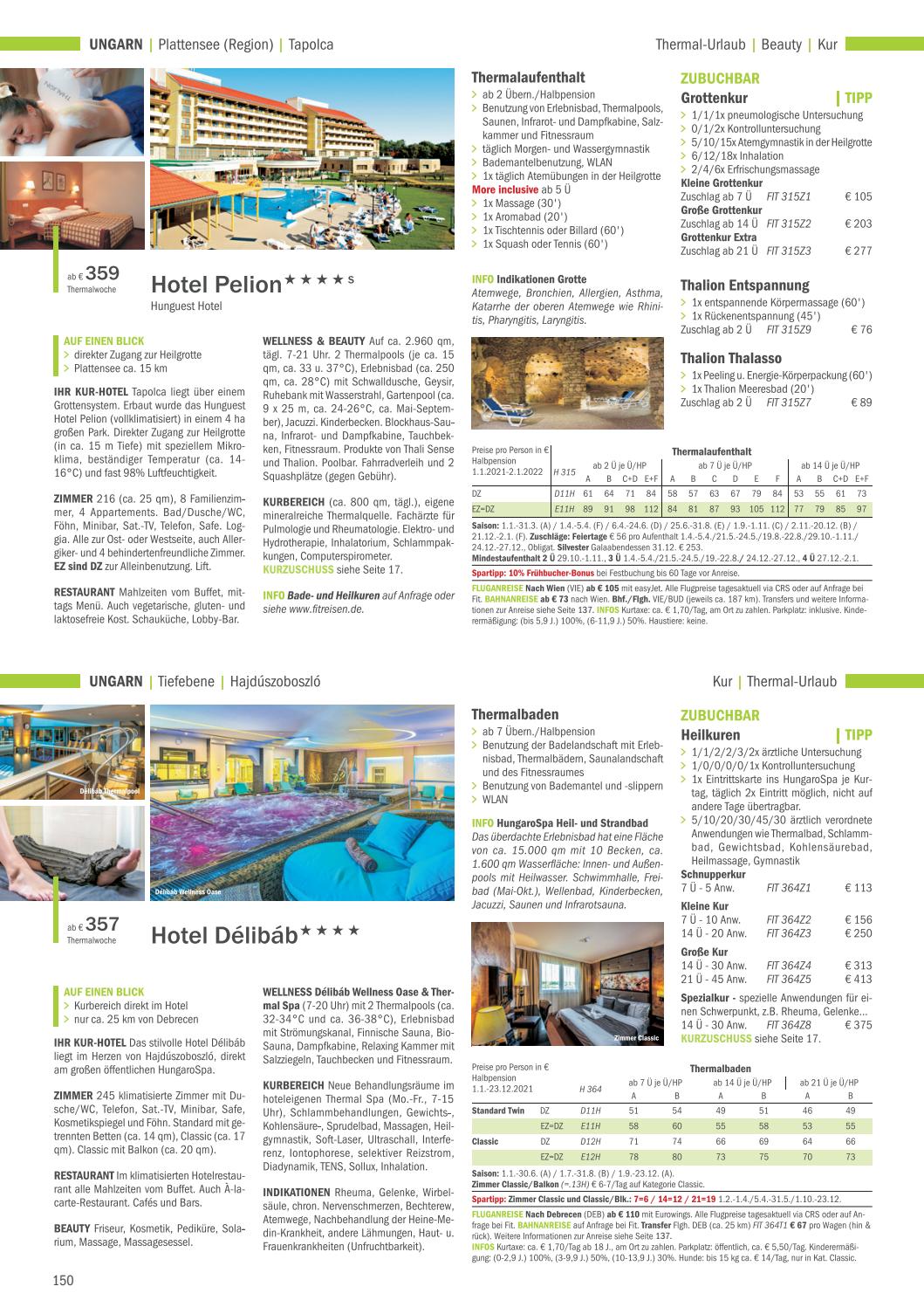 Fit Reisen Katalog Kuren & Vitalurlaub 2021 by Fit Reisen - Issuu