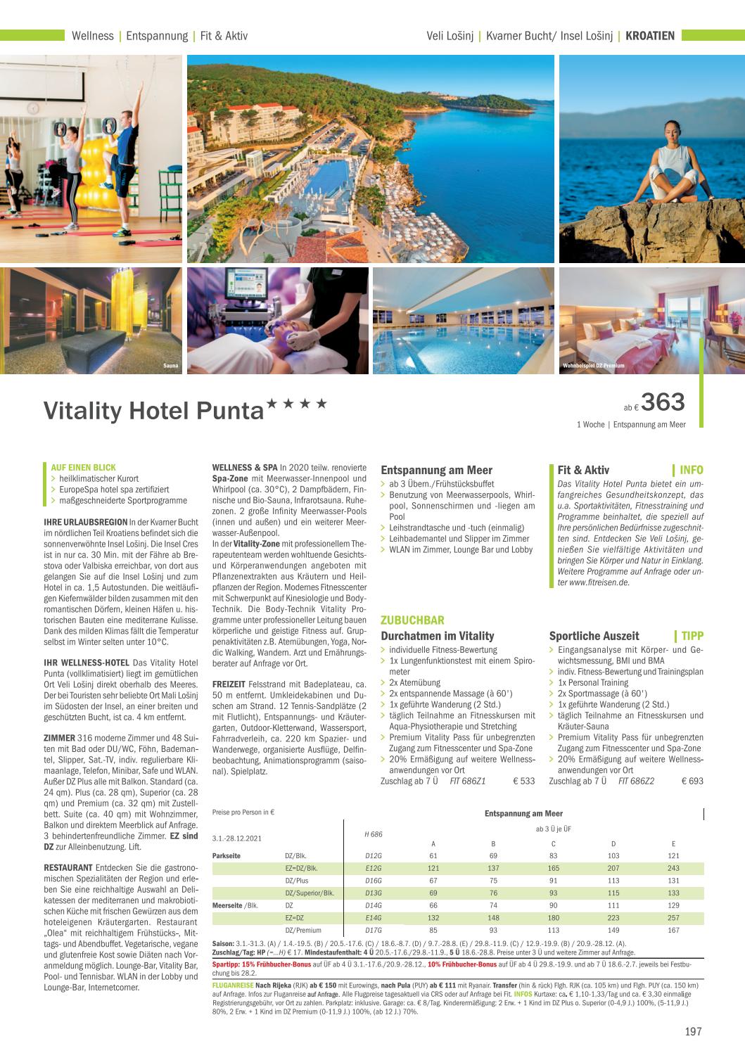 Fit Reisen Katalog Kuren & Vitalurlaub 2021 by Fit Reisen - Issuu