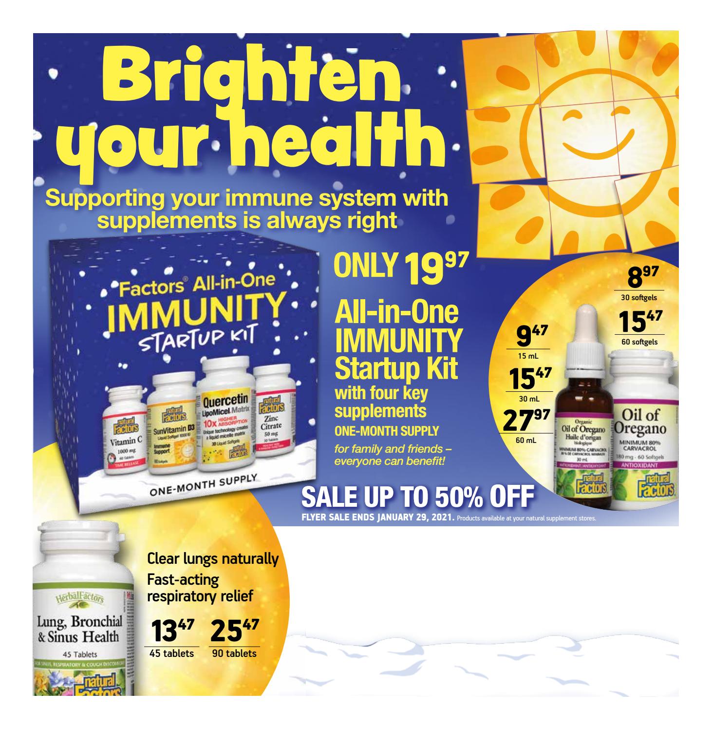 Natural Health Flyer - January 2021 by Natural Factors - Issuu