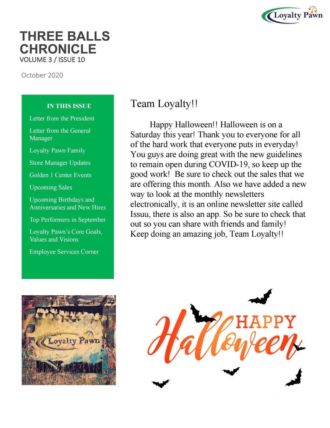 Loyalty Pawn's Three Balls Chronicle Volume 3 Issue 10 by Loyalty Pawn ...