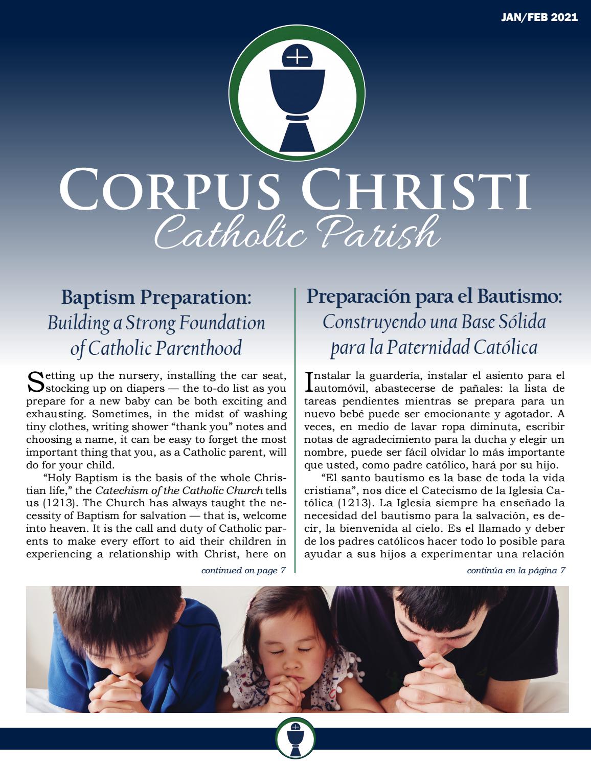 Corpus Christi Catholic Parish Newsletter — Jan/Feb 2021 by Catholic ...